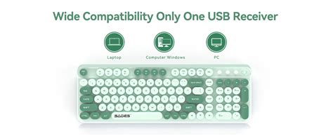 Wireless Keyboard And Mouse Retro Typewrite Keyboard And