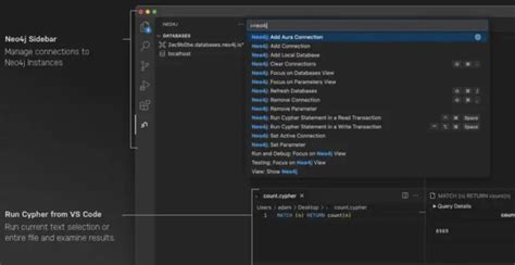 neo4j on linkedin run cypher without leaving your ide with neo4j