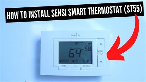 How To Install Sensi Smart Thermostat ST YouTube