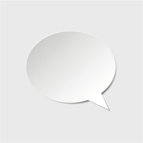 Chat Bubble Message Icon In Paper Cut Design Style Isolated On Background 14030663 Vector Art