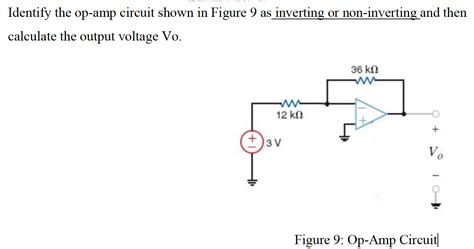 Solved Identify The Op Circuit Shown In Figure As Chegg