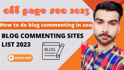 How To Do Blog Commenting In Seo Blog Commenting Sites List 2023