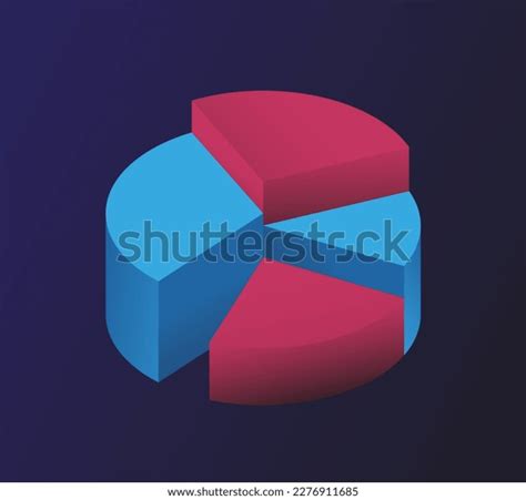 Red Blue Diagram Segmentation Auditory Piece Stock Vector Royalty Free 2276911685 Shutterstock