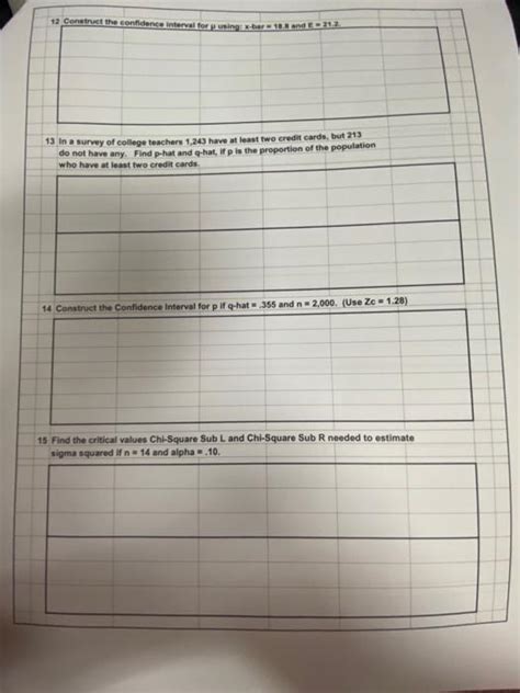 Solved 13 In A Survey Of College Teachers 1 243 Have At Chegg Com