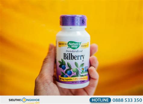 Natures Way Standardized Bilberry 460000đ Sức Khoẻ Mắt