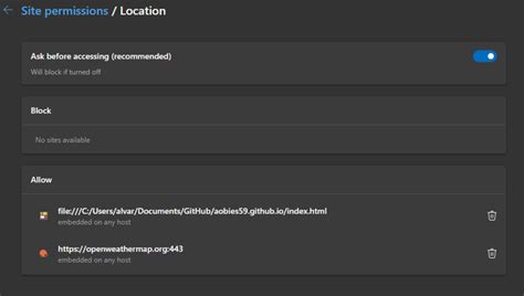 Block Location Pop Up Rmicrosoftedge