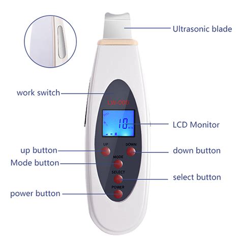 Badu Bg Ултразвукова машина за пилинг Черни точки на лицето Дълбоко почистване Инструмент за