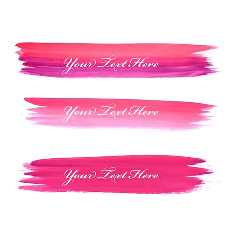 현대 수채화 스트로크 배경 무료 벡터