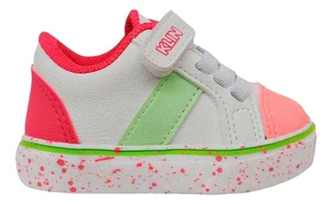 Tenis Klin Candy Pipoca Para Niños Blancorosa Envío Gratis