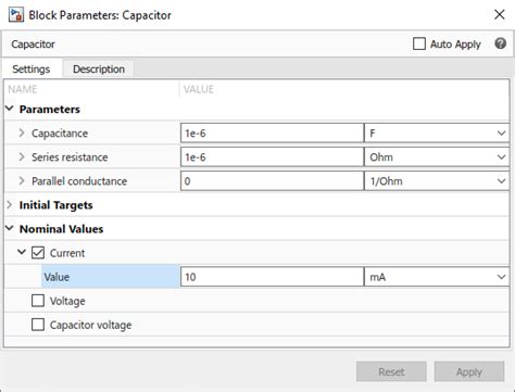 system scaling by nominal values matlab and simulink