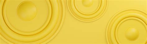 노란색 배경에 많은 노란색 스피커 라우드 스피커 3d 모델 및 그림 0명에 대한 스톡 사진 및 기타 이미지 0명 3차원 형태 개념 Istock