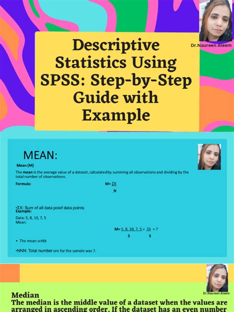 Descriptive Statistics Using Spss Step By Step Guide Pdf Mode Statistics Coefficient Of
