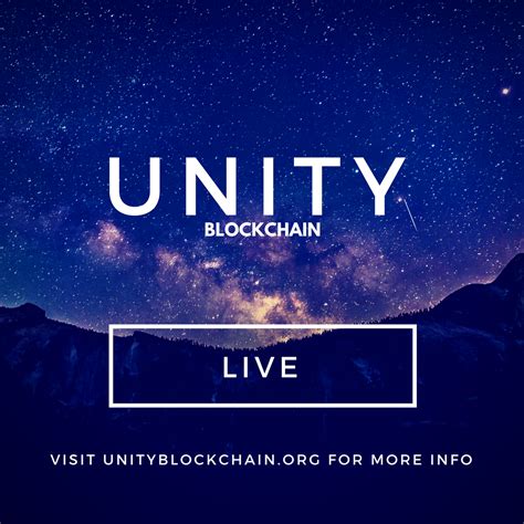 Unity Cryptocurrency Blockchain A Decentralized Nonprofit Solution