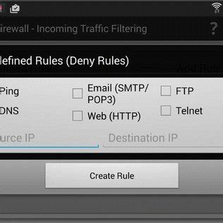 Main User Interface Of Advanced Firewall App Download Scientific Diagram