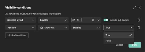 Variable Visibility Conditions Chili Grafx Guides