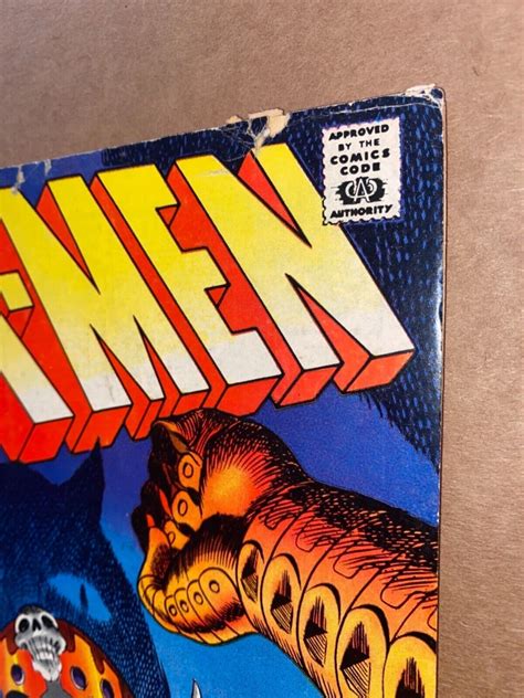 X Men 51 Steranko Cover Erik The Red Solid Vg 35 40 Bright