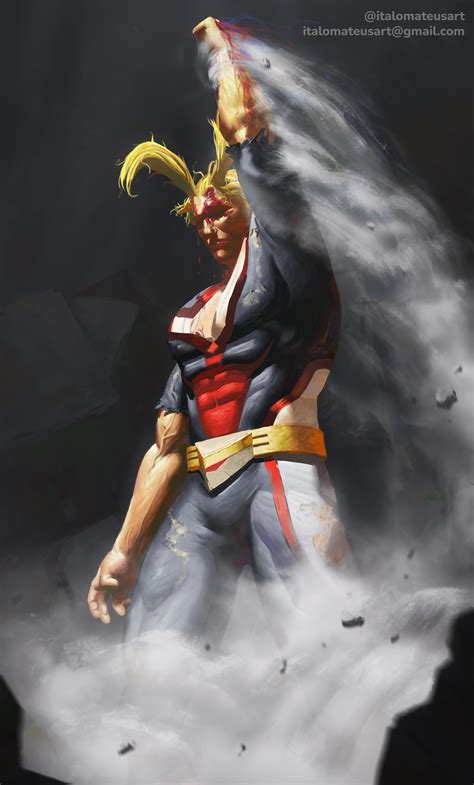 All Might Fan Art Italomateusart R Animesketch
