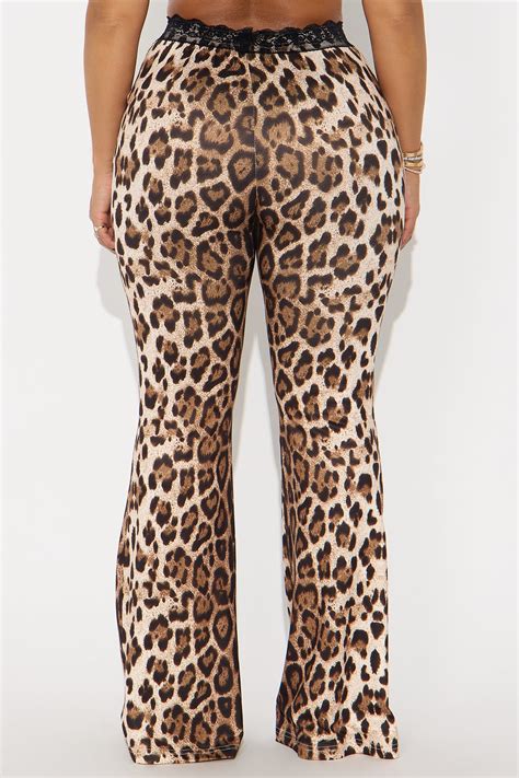 No Permission Leopard Flare Pant 32″ Leopard Fashion Nova