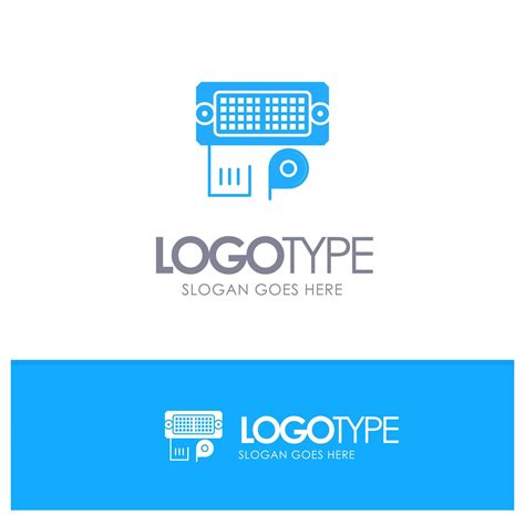 Adapter Connection Data Input Blue Solid Logo With Place For Tagline 19126883 Vector Art At Vecteezy