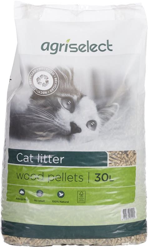 Agriselect Cat Litter Wood Pellets 30 Ltr Bol