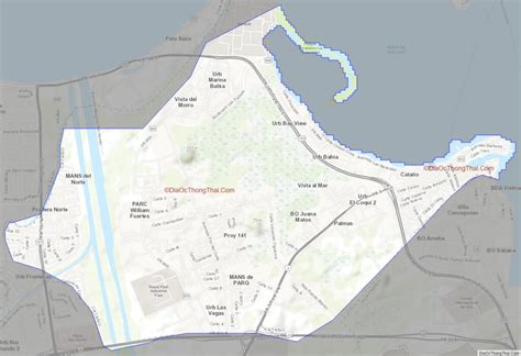 Map Of Cataño Municipio Puerto Rico Thong Thai Real