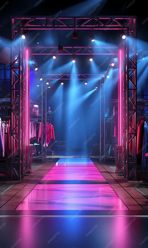 Fondo De Pantalla De La Silla Del Director De La Pasarela De Moda Luces