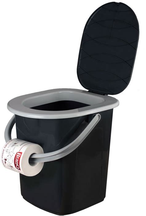 Відро туалет Branq 22 л Чорне із сірим 1306brq сірий в інтернет магазині Rozetka Купити в