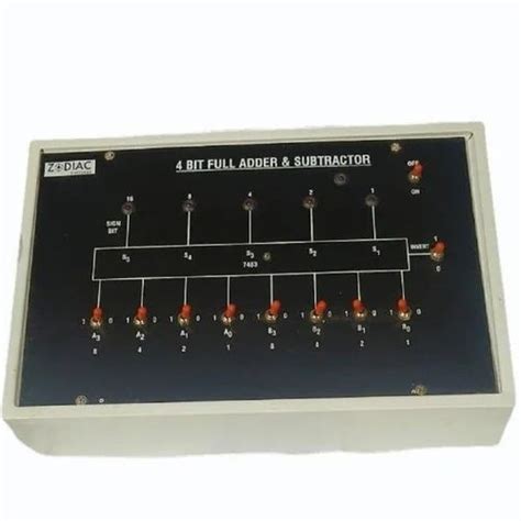 Digital Zodiac 4 Bit Full Adder Subtractor Electronic Lab Trainer For Laboratory At ₹ 2000