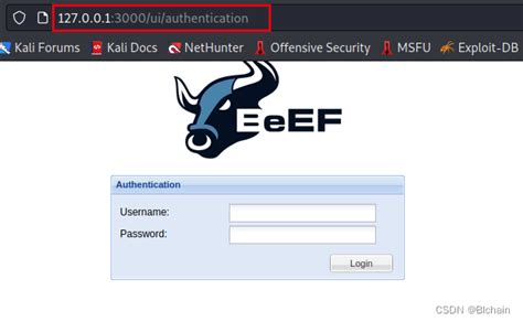 Kali安装beef Xss启动失败beef开启失败 Csdn博客