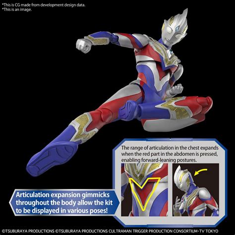 Ultraman Trigger Multi Type Figure Rise Model Kit