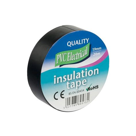 Durable Black Pvc Electrical Insulation Tape 20m X 19mm Pv01201920