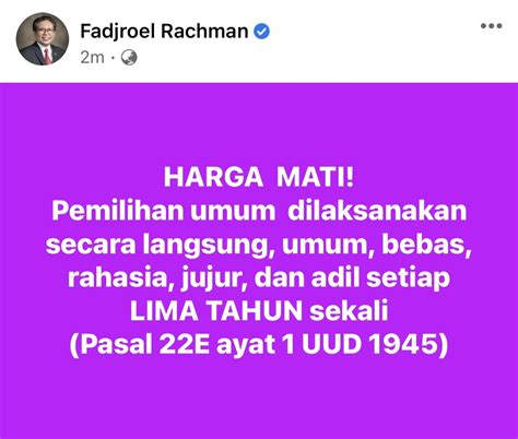 Bungfadjroel Dr M Fadjroel Rachman 11 Comments