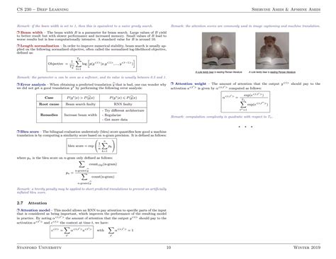 AI Stanford Super DeepLearning Cheat Sheet Pdf