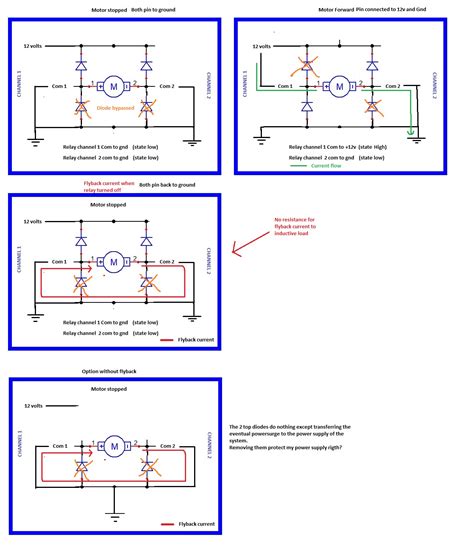 [solved] where should i put the flyback diode general electronics arduino forum