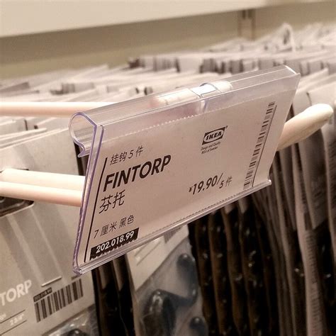 H45cm Plastic Price Tag Sign Label Display Shelf Vicedeal