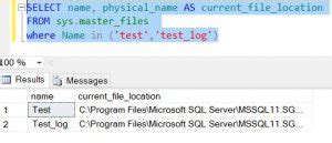 Sql Server Move Database Files To Another Drive Data And Log