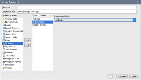 Android Drawable Folder For Tablet Landscape Mode Stack Overflow