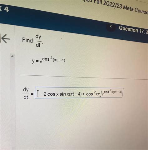 Calculus For Engineering I It Says My Answer Is Wrong Whats Wrong