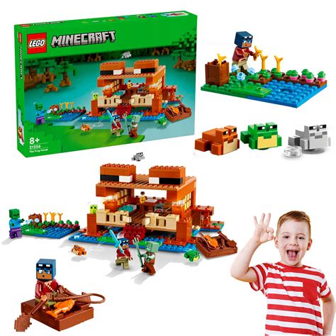 Lego Minecraft Domek Żaby Z Podnoszonym Dachem Figurki Z Gry