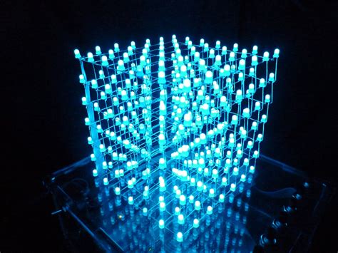 Self Contained 7x7x7 Led Cube 26 Steps With Pictures Instructables