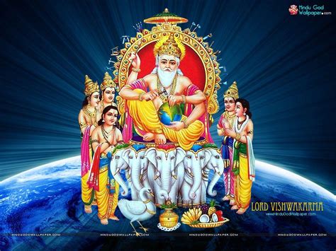 Lord Vishwakarma Computer Wallpaper
