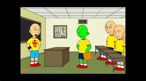 Caillou Behave Card Day Youtube
