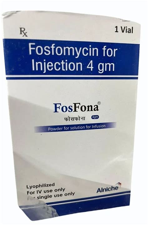 4gm Fosfomycin Injection At ₹ 1350piece Fosfomycin Sodium Injection