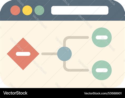 algorithm showing negative results on computer vector image