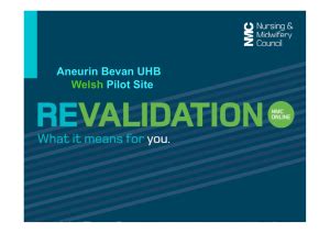 NMC Revalidation And Code Review Slides