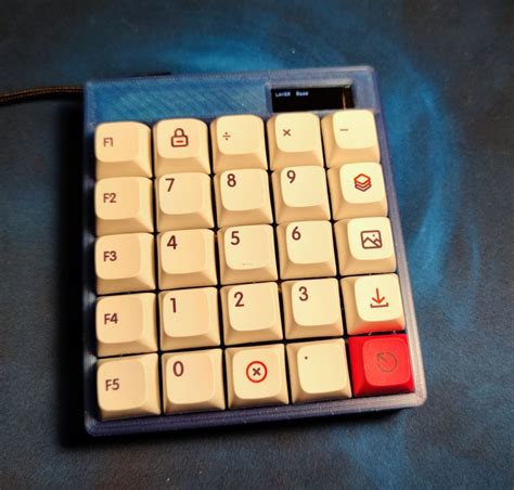 Oled25 5x5 Macropad Numpad With Oled Display By Antoni Małecki Download Free Stl Model