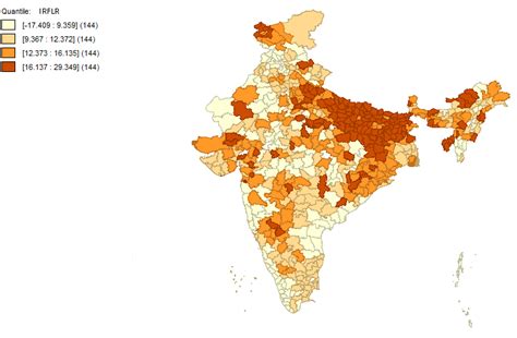 Quantile Map For The Outcome Variable Increase In Rural Female Download Scientific Diagram