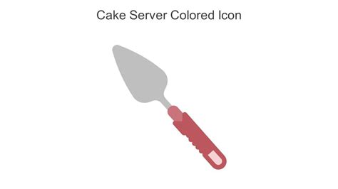 Cake Server Colored Icon In Powerpoint Pptx Png And Editable Eps Format Ppt Example