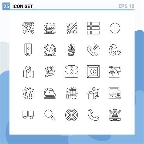 25 Creative Icons Modern Signs And Symbols Of Quality Antialiasing