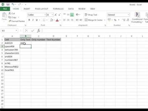 Add Space Between Characters And Numbers In Excel YouTube